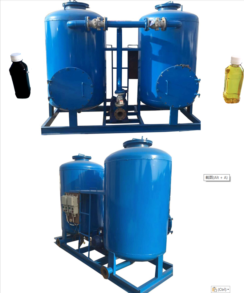 Bleaching machine for fule oil/diesel oil color bleaching