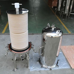 Membrane filter machine for deep filtration