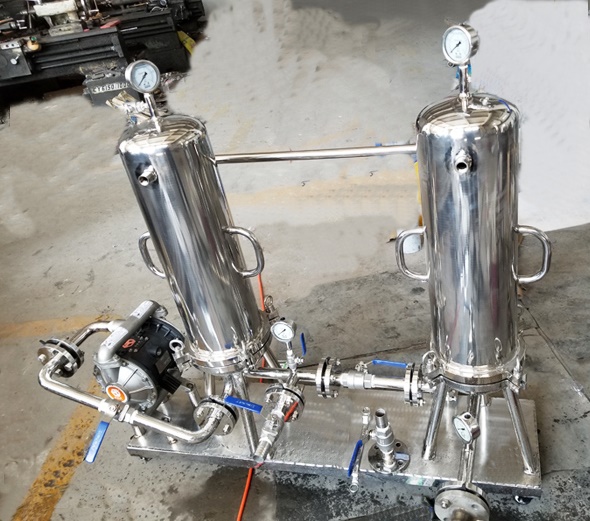 Portable/Mobile filter machine